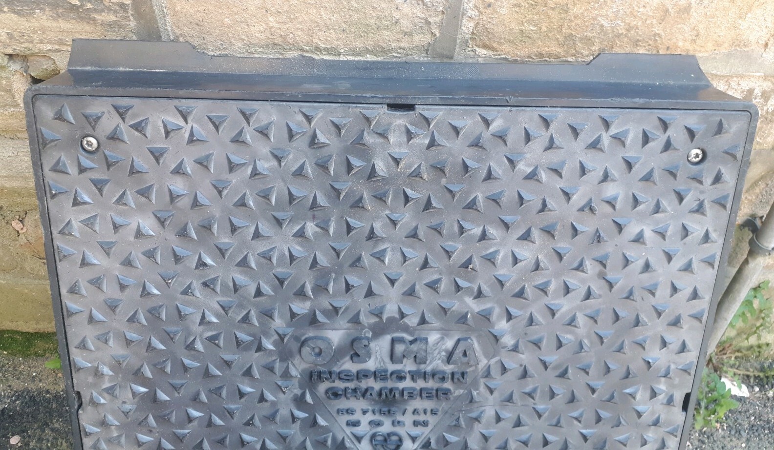 Wavin Osma Universal Inspection Chamber Square Cover and Frame 450mm ...