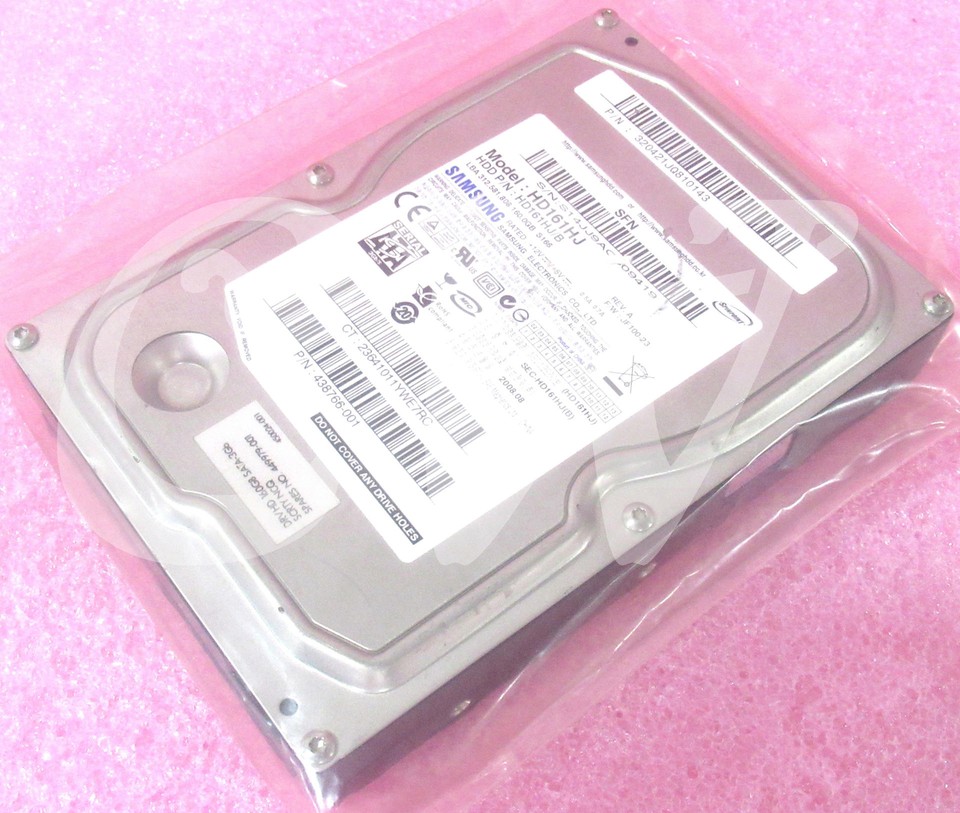 HD161HJ Samsung SPINPOINT S166 160GB 7.2K 3G 8MB 3.5in SATA Hard Drive ...