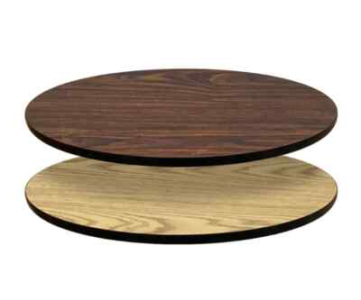 Oak Street Manufacturing OW42R Reversible 42" Diameter Round Melamine ...
