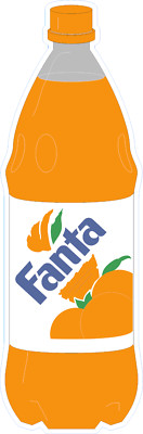 Fanta Bottle Vinyl Decal Sticker Waterproof | eBay