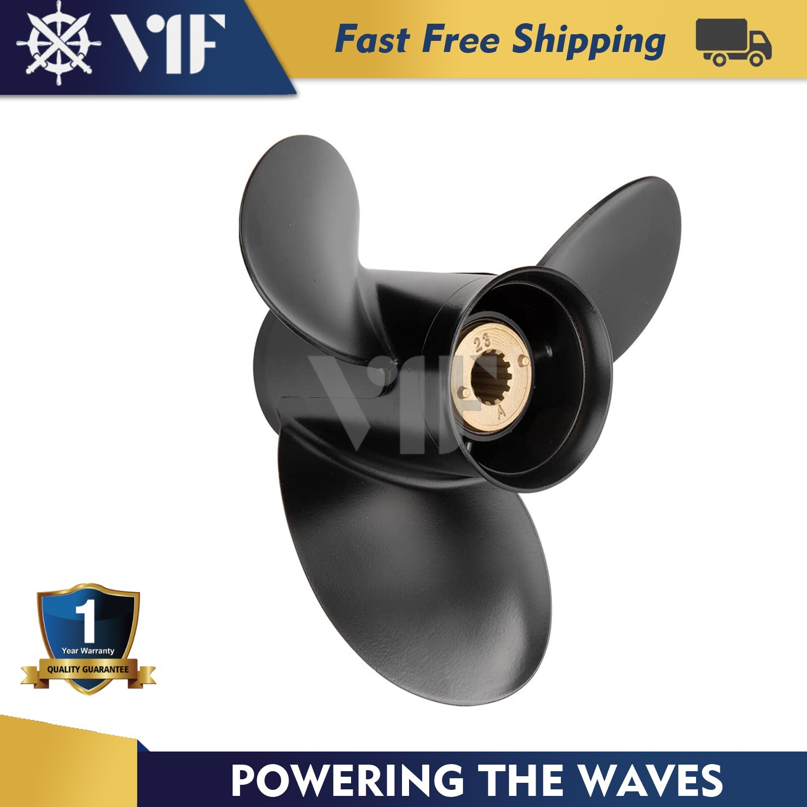 OEM 12 1/4x9 Aluminum Outboard Boat Propeller fit Mercury 25-70HP 13 ...