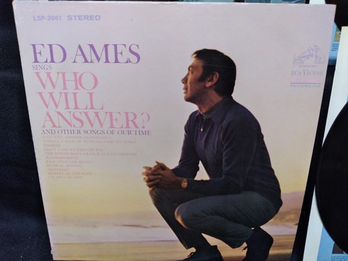 Ed Ames – Sings Who Will Answer and Apologize Vinyl LP RCA records lot ...