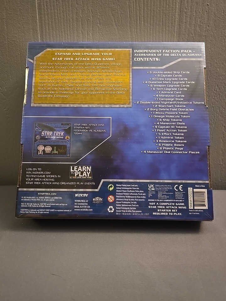 Star Trek Attack Wing: Independent Faction Pack - Adversaries of the Delta | eBay