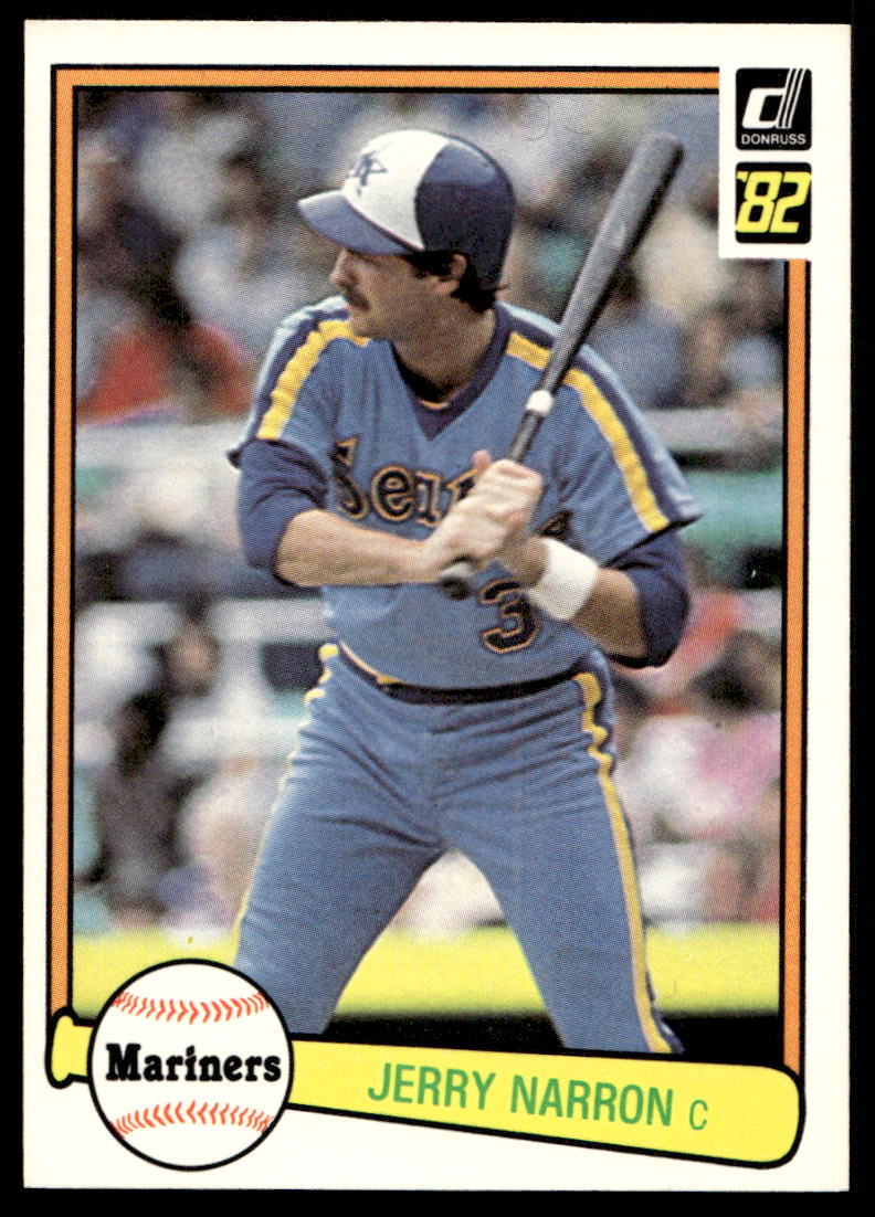 1982 Donruss 433 Jerry Narron Seattle Mariners Baseball Card | eBay