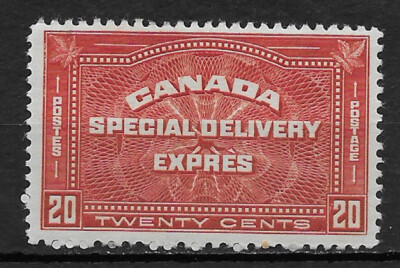 CANADA , 1930 , SPECIAL DELIVERY , E4 , 20c STAMP , PERF , VLH , CV$65. ...