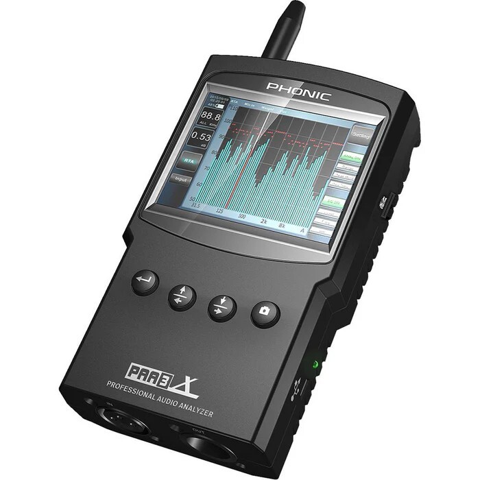 Phonic Paa3x Handheld Professional Audio Analyzer With Usb Phonic PAA3