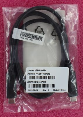 03X7610 - Lenovo USB-C Cable, GEN-2 ,1M (NEW) | eBay