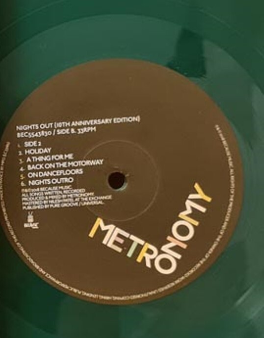 Metronomy Nights Out 2 LP GF Green Vinyl EU 2019 Because Music NM | eBay