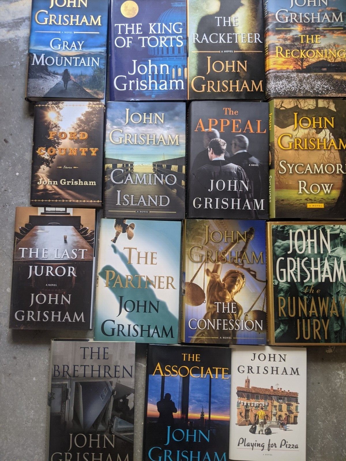 Lot of John Grisham Books, All first edition | eBay