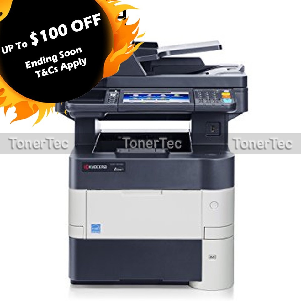 Kyocera M3040IDN 3-in-1 Mono Laser USB/Network MFP Printer+Duplexer ...
