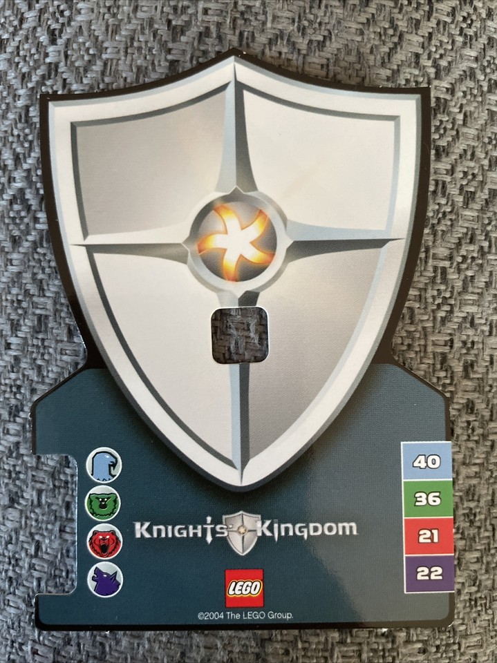 Lego Knight's Kingdom Tournament Arena 70 Challenge Card 2004 Legos ...
