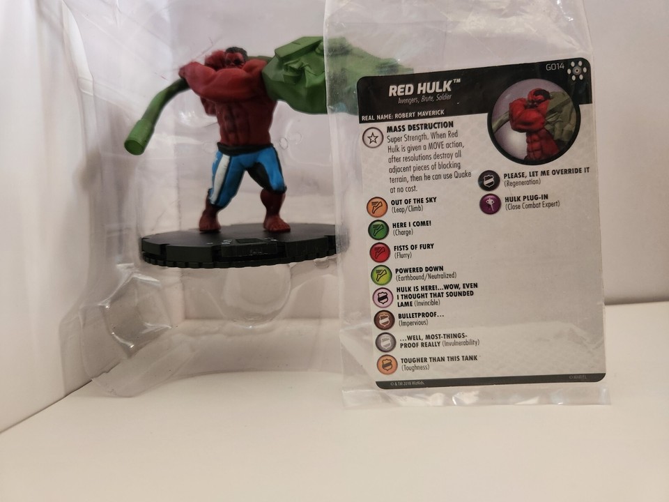 Avengers Infinity/ Red Hulk Heroclix #G014 | eBay