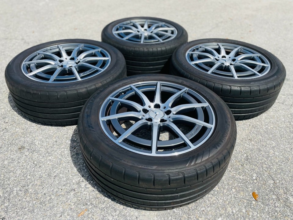 19" Mercedes AMG Wheels Rims Tires Factory OEM GLA GLM 35 45 AMG X247 ...