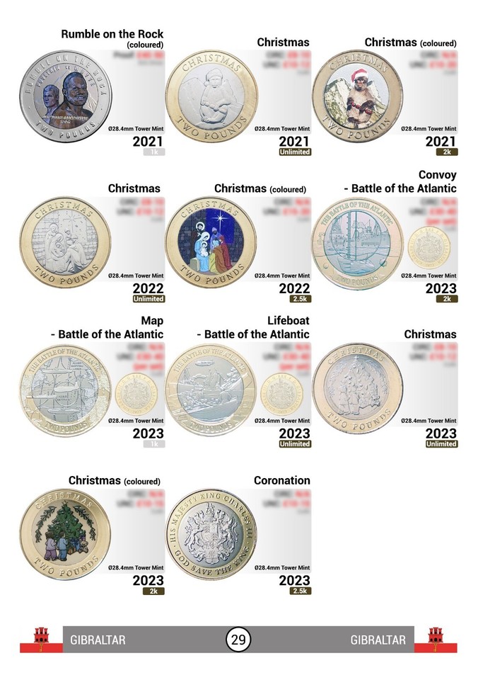 The Two Pound Guide £2 Coin Guide 2024 v6.2 UK & Territories | eBay UK