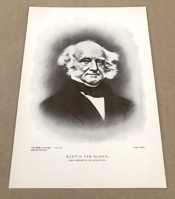 Martin Van Buren Portrait, 8th U.S. President, The Perry Pictures (5.5 ...