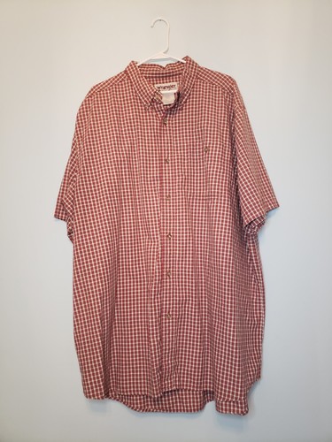 Wrangler Rugged Wear Mens Tall 3XT Shirt Short Sleeve Button Front ...