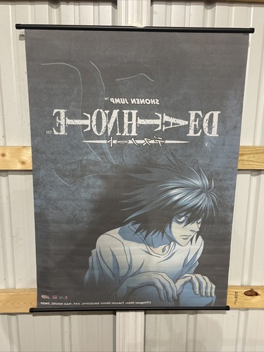 Anime Shonen Jump Death Note Fabric Wall Scroll Poster Banner 43”x31 ...