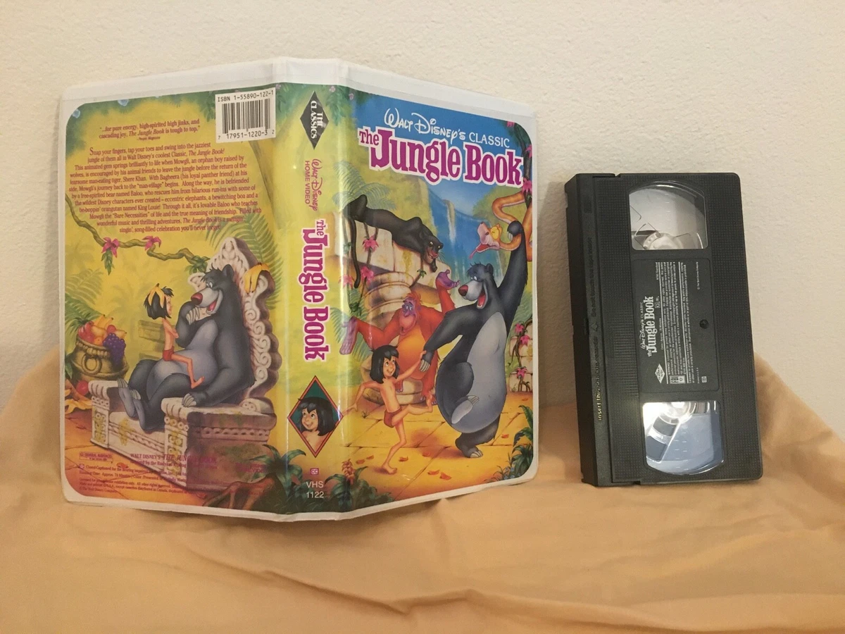 THE JUNGLE BOOK DISNEY MASTERPIECE VHS 3O TH ANN- LE Cds