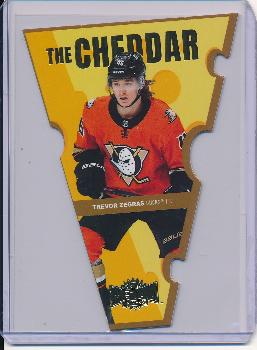 2021-22 Metal Universe The Cheddar Trevor Zegras Gold # 20/50 | eBay