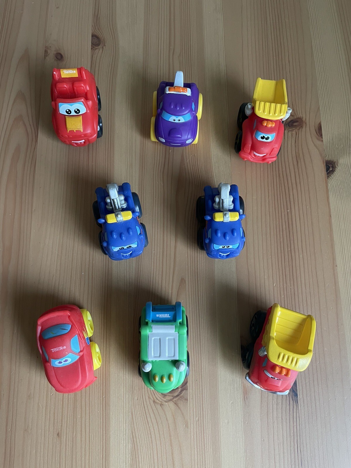 Tonka Lil Chuck & Friends Chunky Plastic Toy Trucks Cars Hasbro LOT 8 ...