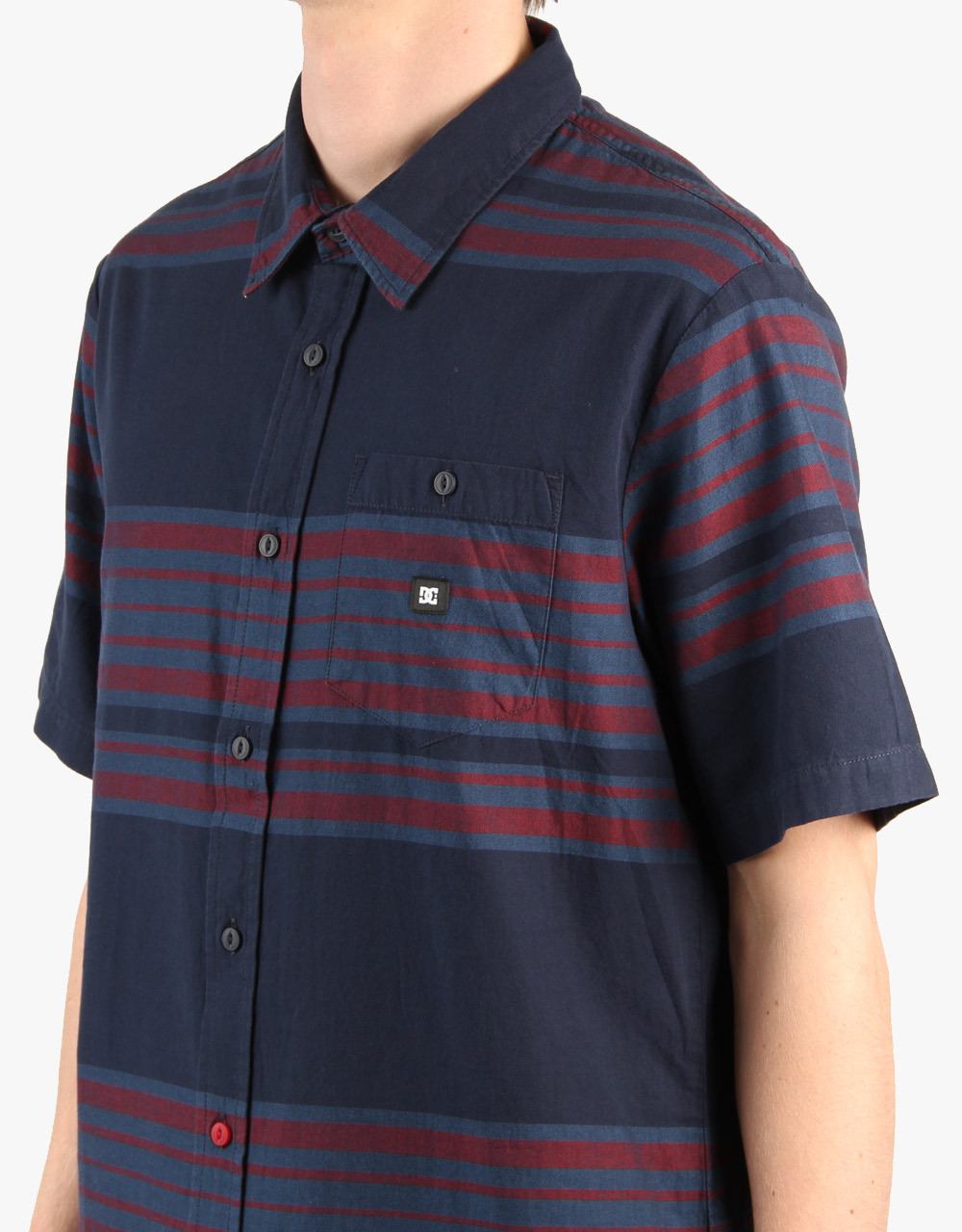 Brand New Without Tags BNWOT DC Draw The Line Short Sleeve Shirt Navy ...