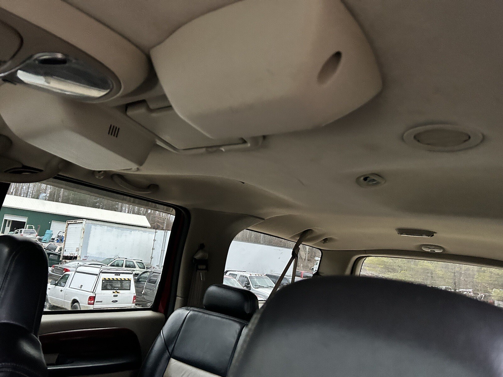 Ford Excursion DVD Player Overhead 2005 Limited Eddie Bauer Tan HVAC ...