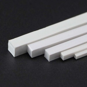 1x1mm -10x10mm ABS Square Bar Styrene Plastic Strips Rod Plasticard ...