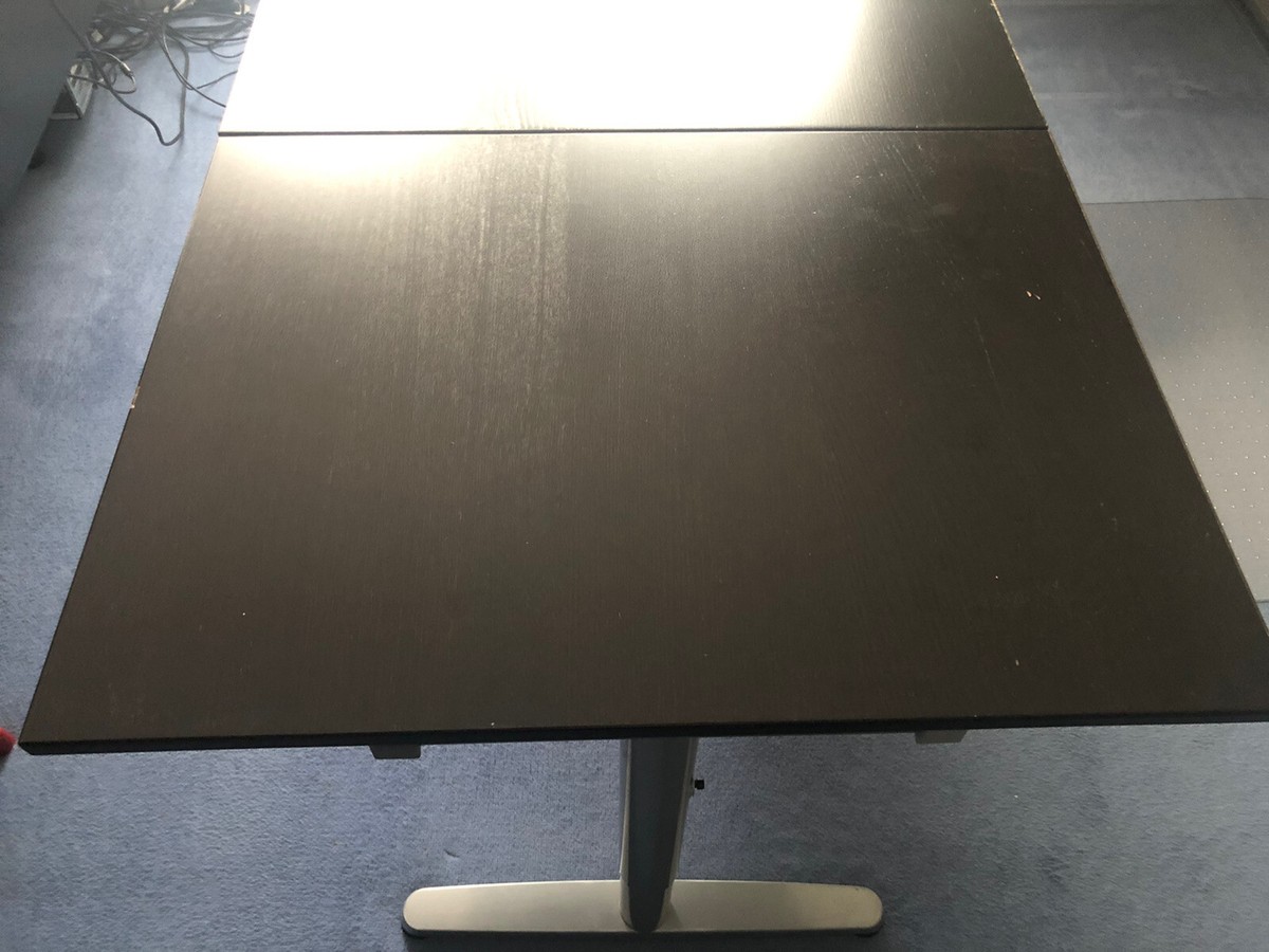 Ikea Galant Corner Desk With Monitor Stand In