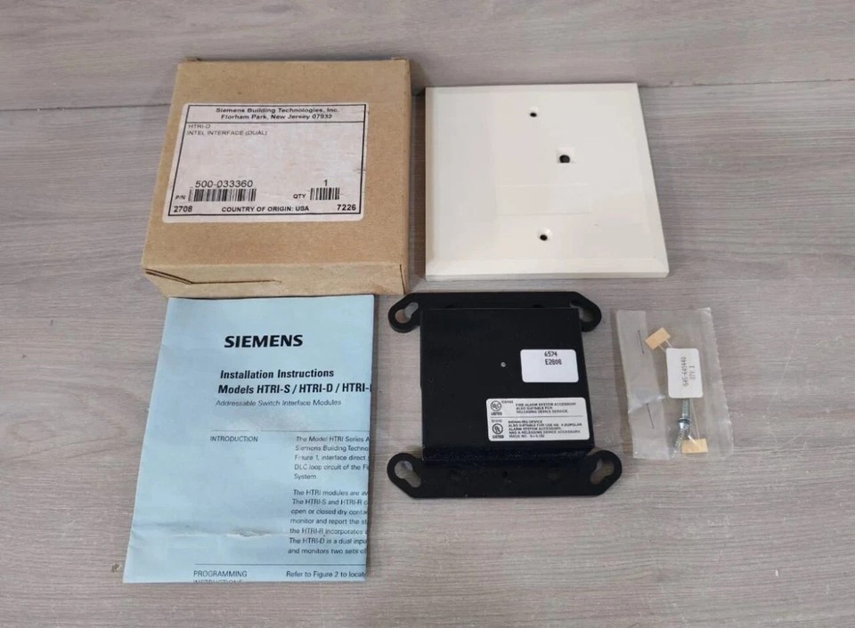 New Seimens HTRI-D Addressable Relay Module Fire Safety | eBay