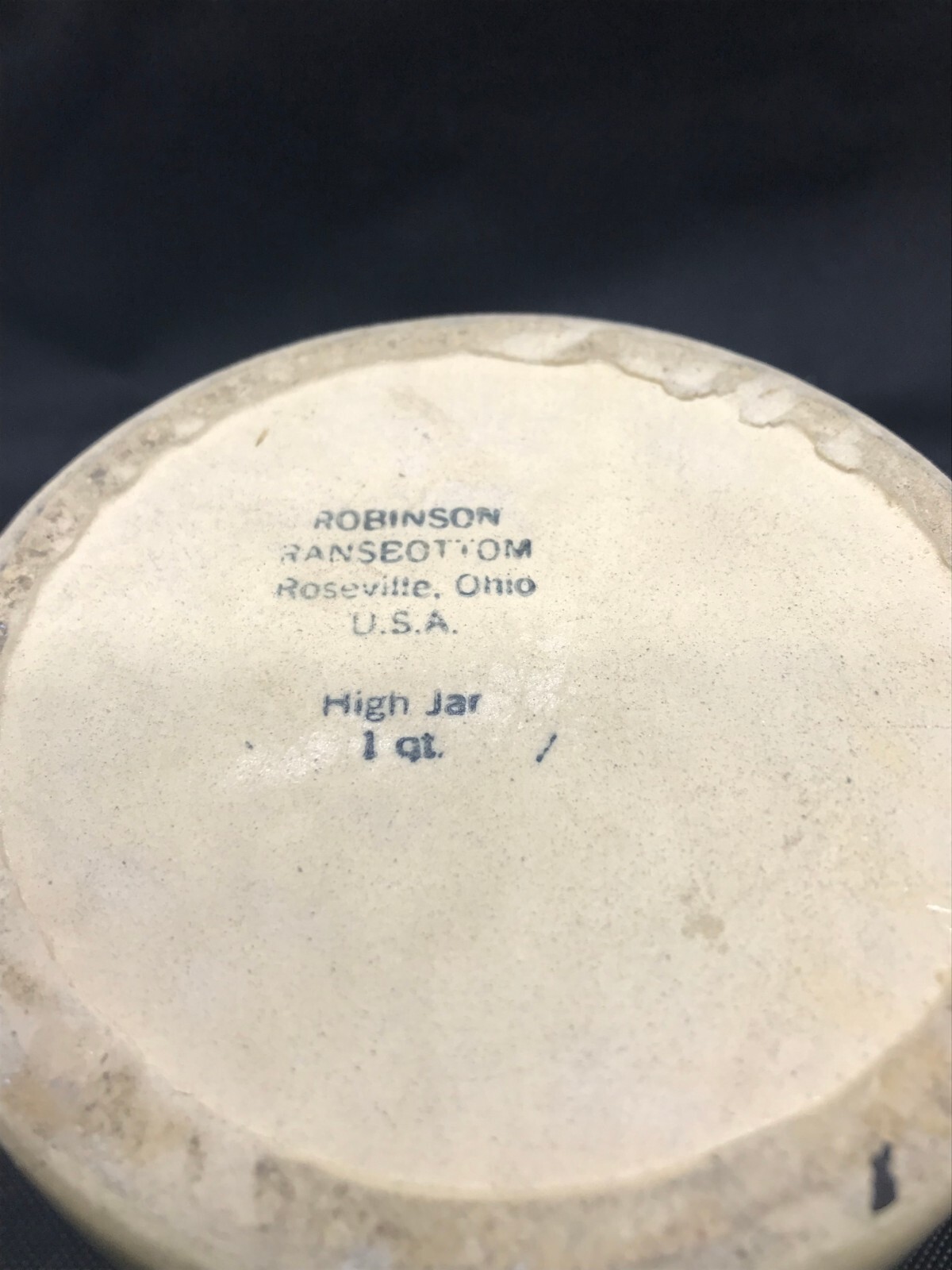 Robinson Ransbottom Pottery Roseville Ohio High Jar One Quart | eBay