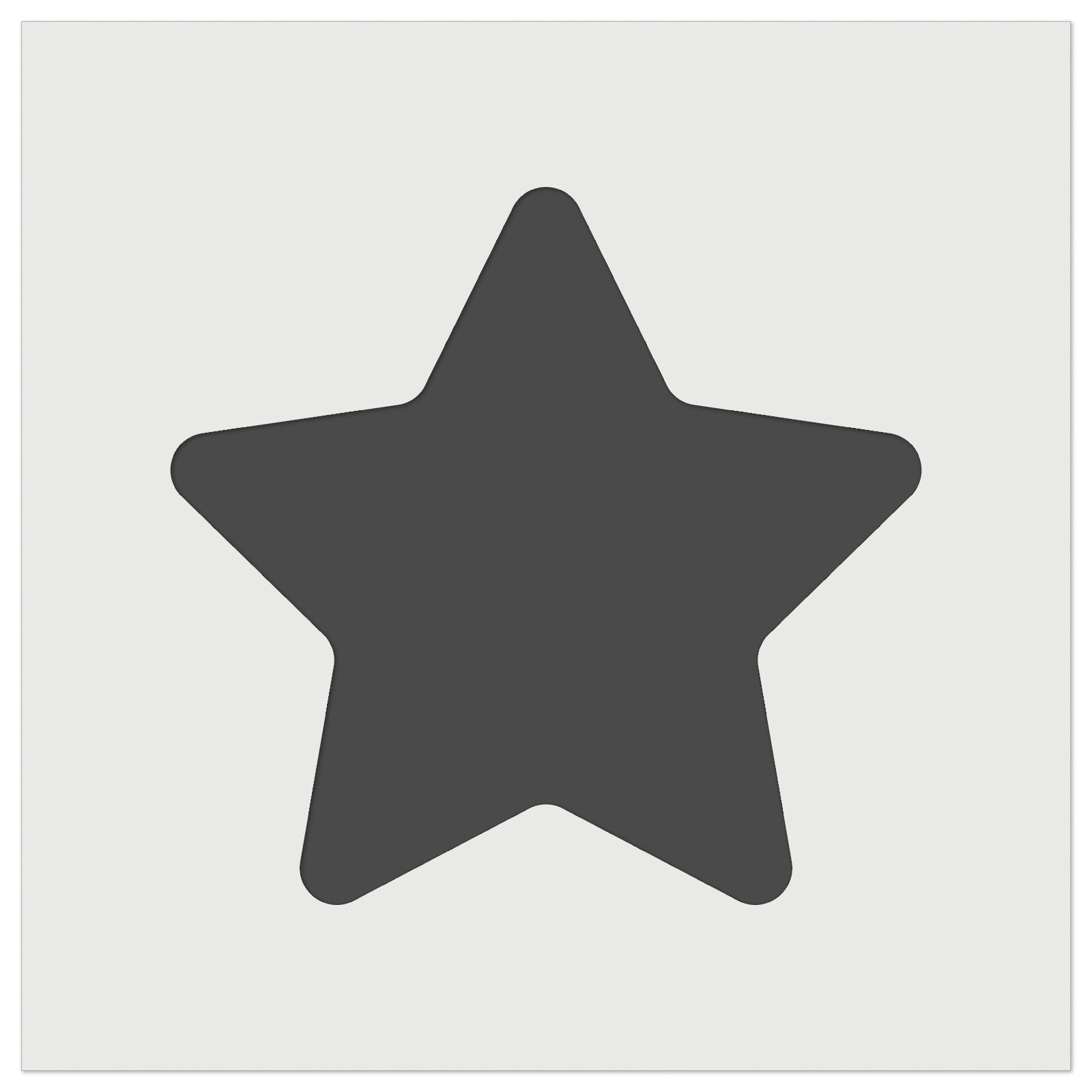 Star Curved Points Wall Cookie DIY Craft Reusable Stencil | eBay