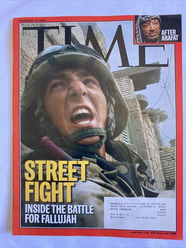 2004 November 22 Time Magazine The Battle For Fallujah Turns Bloody ...