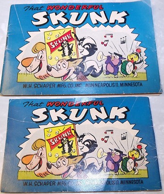 THAT WONDERFUL SKUNK RARE GIVEAWAY PROMO MINI COMIC & CATALOG 1957 ...