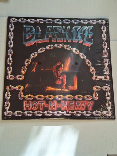 "BLACK ICE" 1986 HOT-N-HEAVY ORIGINAL VINYL LP HEAVY/HAIR METAL 4 SONG ...