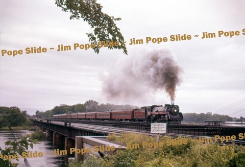 Canadian Pacific G3 #2470 (4-6-2) in Vaudreuil July 1958 = 35MM ...