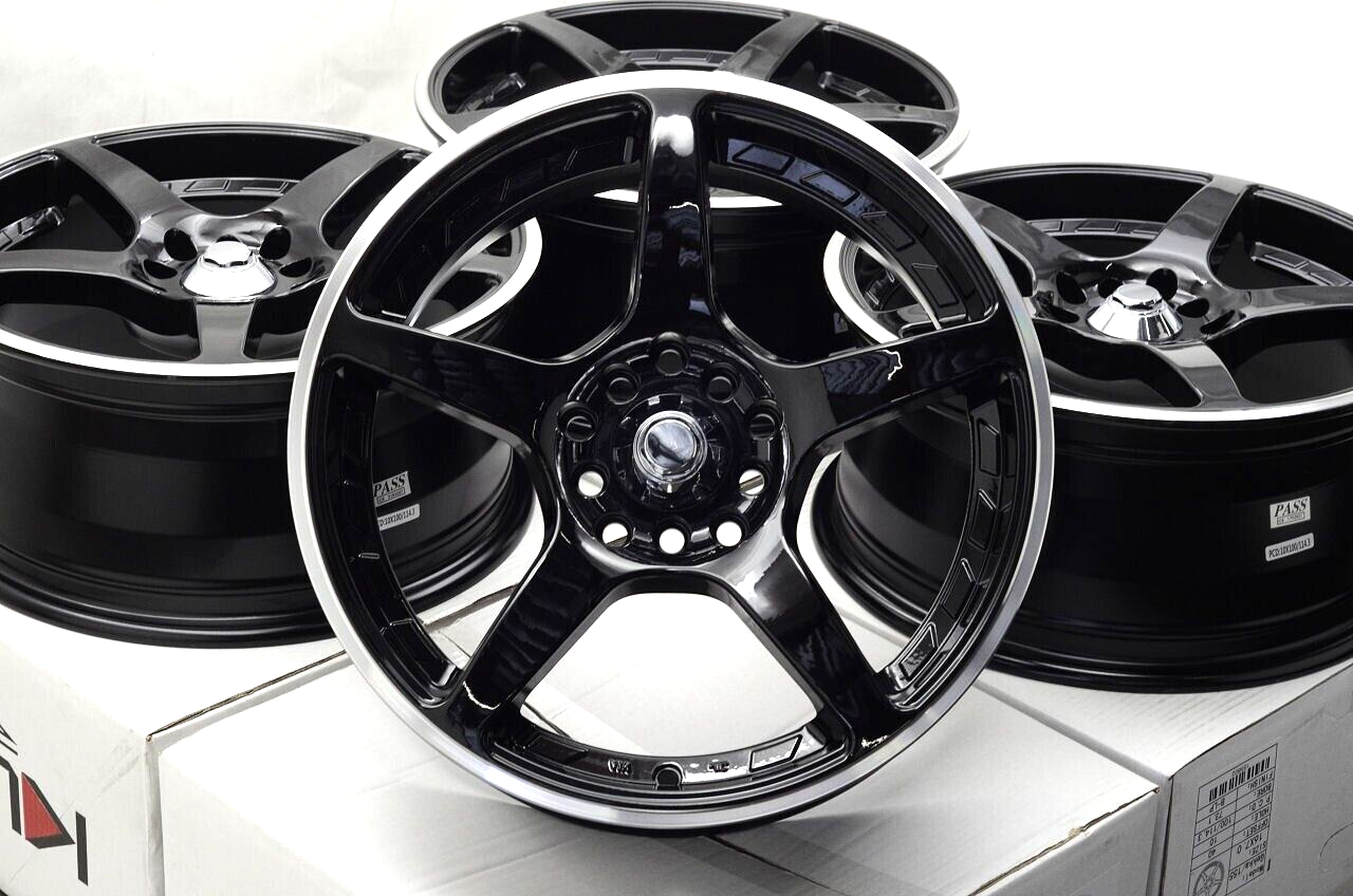 16" Wheels Rims Black Polish Honda Civic Accord Camry Prius Corolla ...