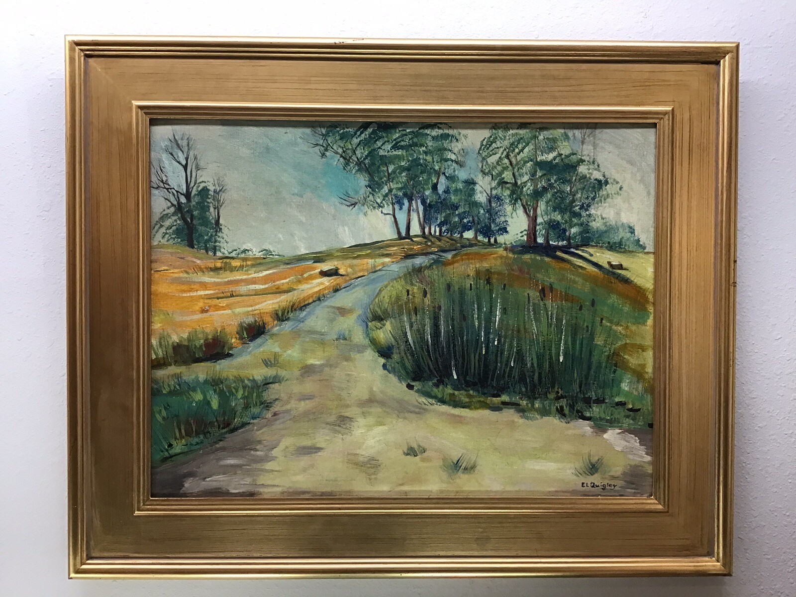 Listed Artist Ellen Quigley Oil Painting 1963 | eBay