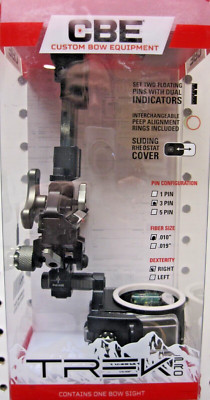 CBE Trek Pro Slider Micro w/ 3 Horizontal Pins, Bow Sight w/ Light, RH ...