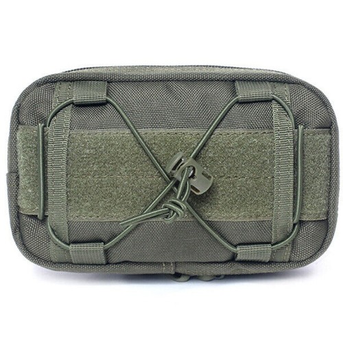 Tactical Molle Horizontal Admin Pouch Waist Pack Compact hunting EDC ...