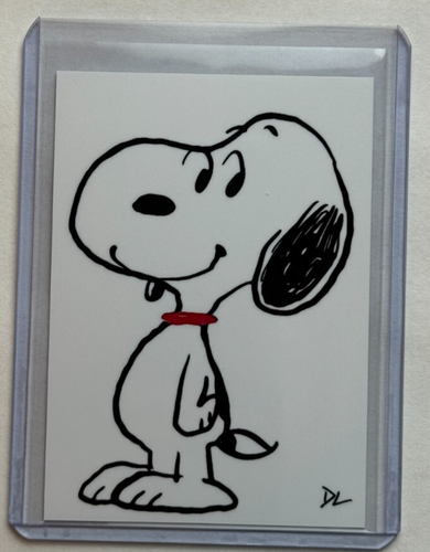 Snoopy Limited Edition Artist Signed “Peanuts” Trading Card 3/10 | eBay