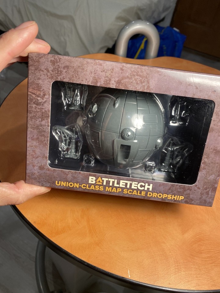 Battletech Mercenaries Kickstarter Union-Class Map Scale Dropship Box ...