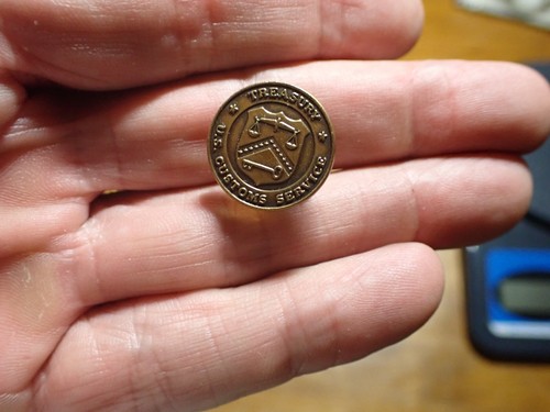 US TREASURY CUSTOMS SERVICE LAPEL PIN ALL ORIGINAL BX BB#10 | eBay