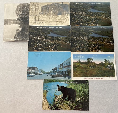 8 Frederic Wisconsin Postcards 2 Real Photo RPPC | eBay