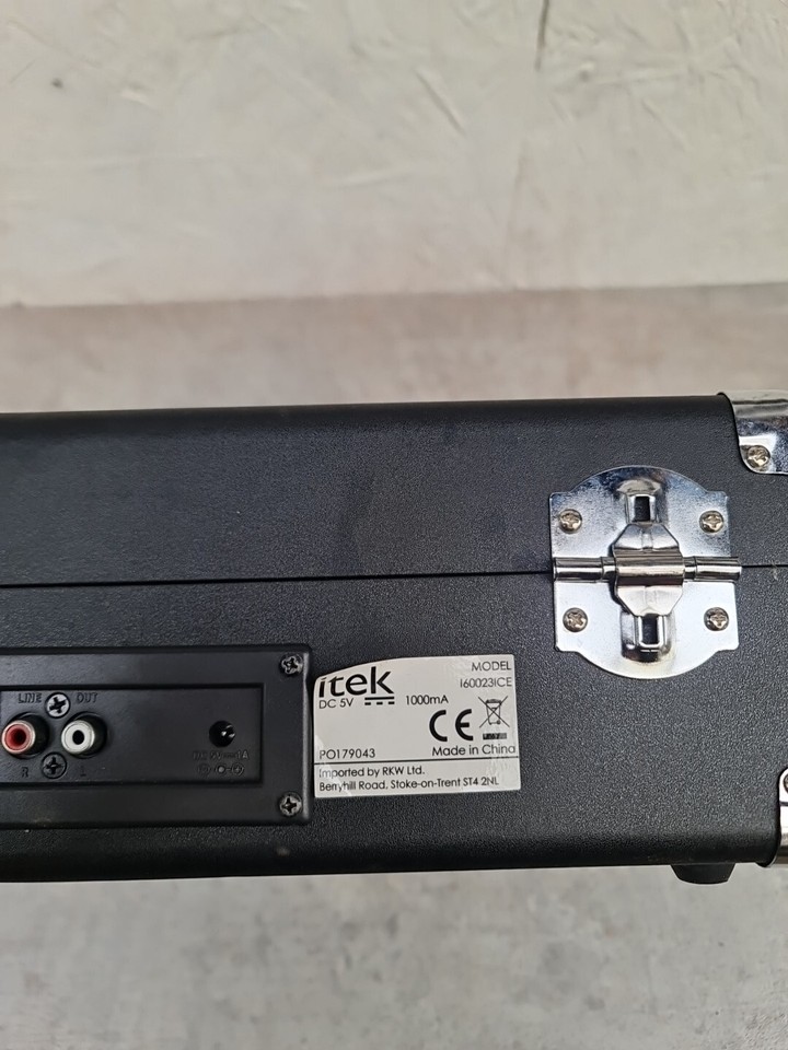 Itek Turntable Record Player Portable Black Spares And Repairs ...