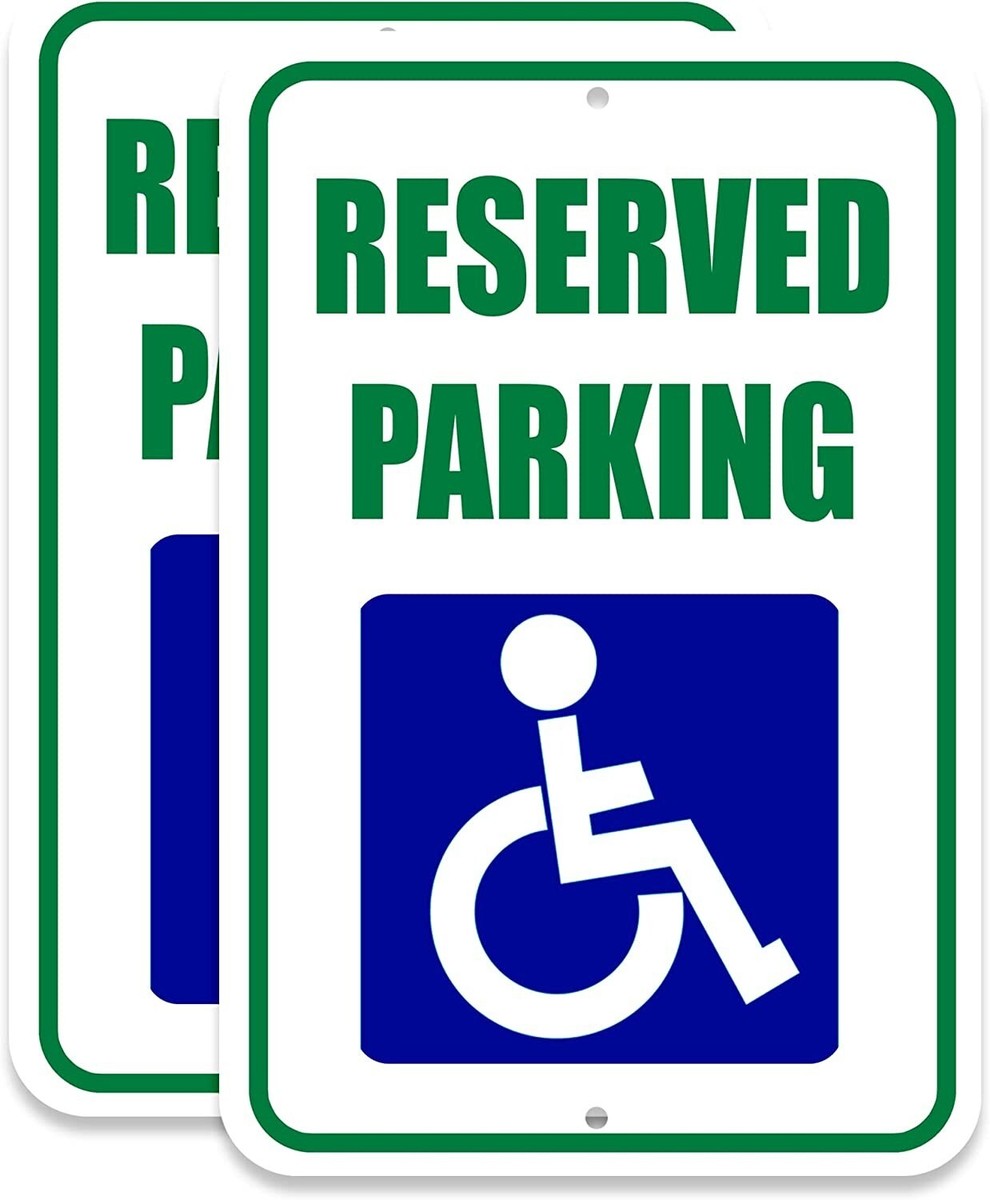 Handicap Parking Only Sign Disabled Parking Wall Sign|Outdoor Disabled