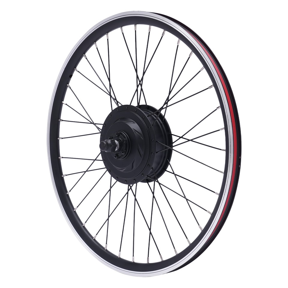 24in Electric Bicycle Front/Rear Wheel Kit 36V 500W Conversion E Bike ...