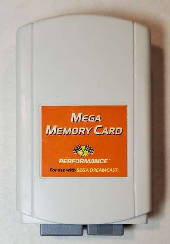 2000 Performance Sega Dreamcast Mega Memory Card Unit 800 Blocks Model ...