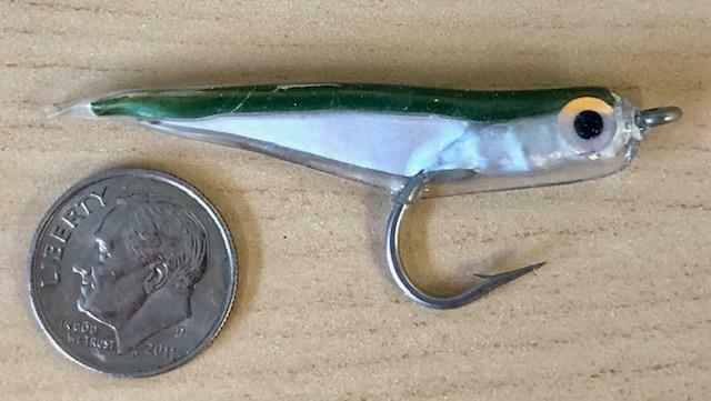 MEDIUM GUMMY MINNOW FLY. #4. YOU PICK COLOR. FLY FISHING SALTWATER ...