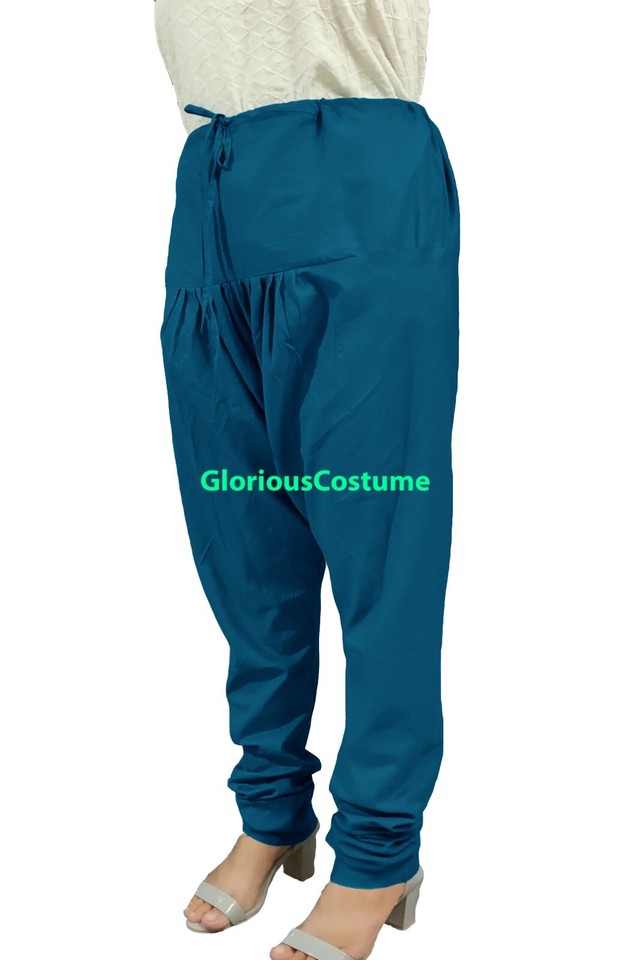 Plain Colors Indian Churidar Pants 100% Cotton-Tights Kurti Salwar 36 ...