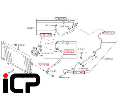 A/C Air Con Pipe O-Ring Set Fits: Subaru Impreza 07-14 | eBay UK